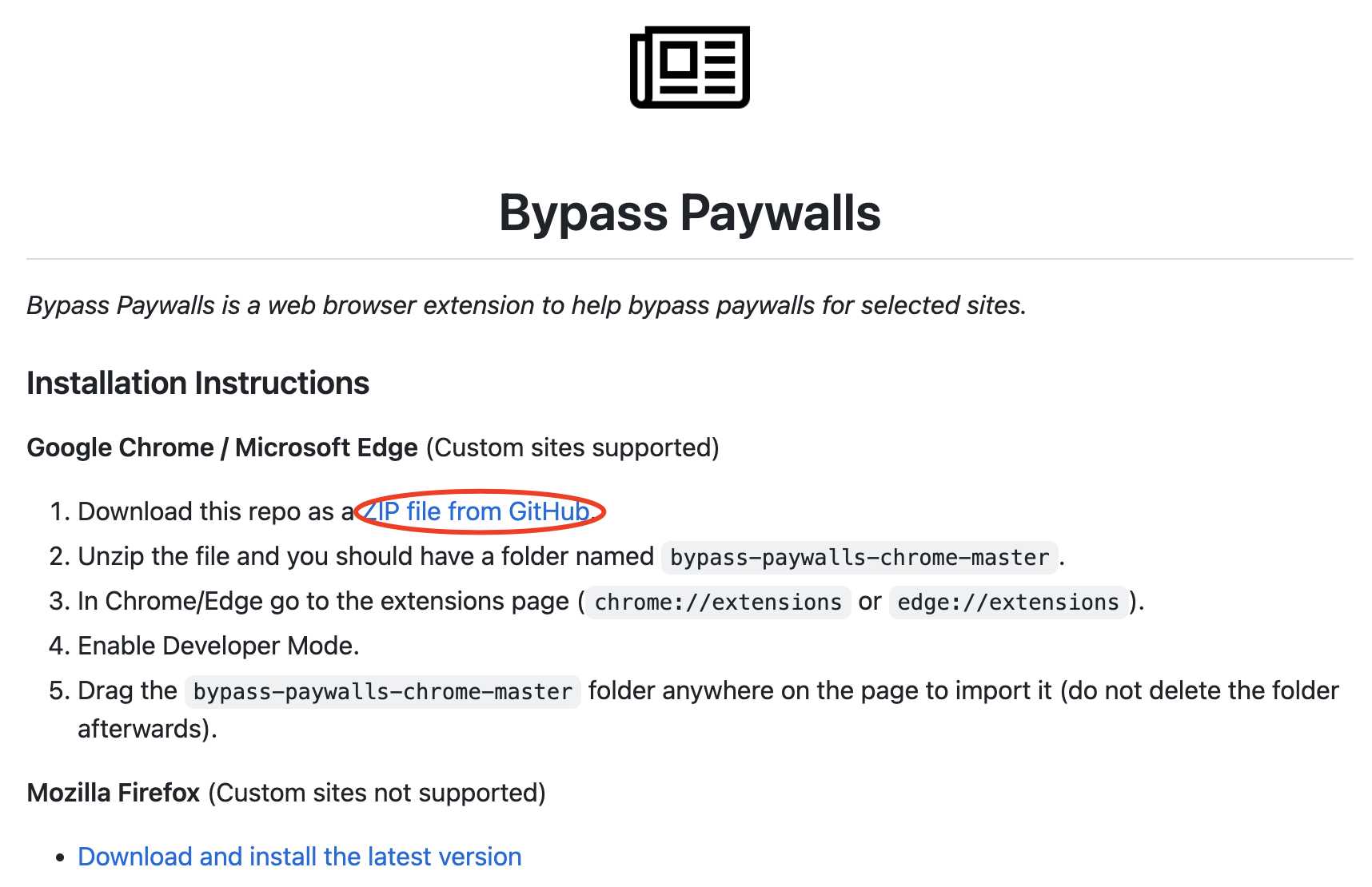 Bypass Paywalls-一个实现“看新闻自由”的浏览器插件 - 学爸加加油